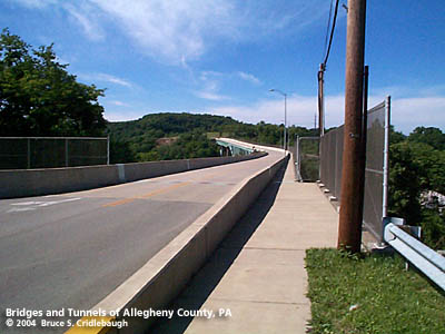 Ravensburg Bridge over Peters Creek - Bridges and Tunnels of Allegheny ...
